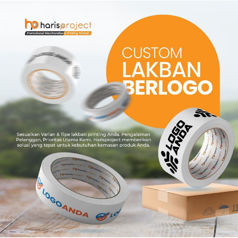 Jual Lakban Custom 12mm 5500pcs | Shopee Indonesia