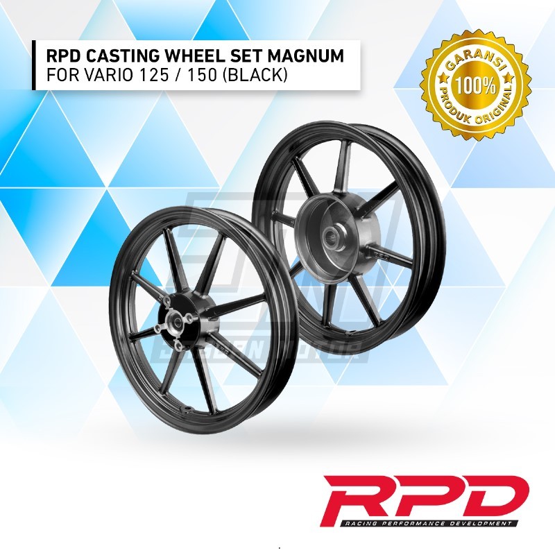 Jual Velg RPD Magnum Vario 150/125 (Palang 8) size 185/215 x 14 inch ...