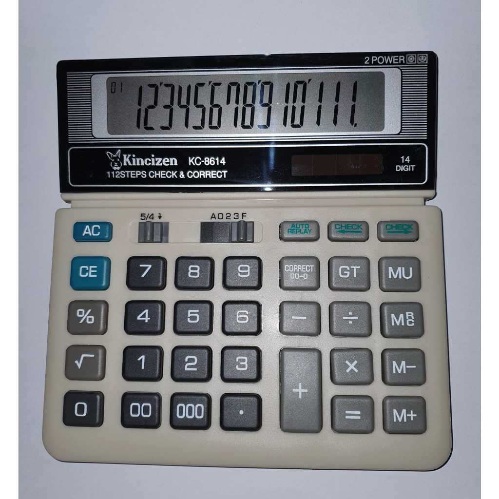 Jual Kalkulator KC 8614 14 Digit Besar . Kalkulator 14 Digit | Shopee ...