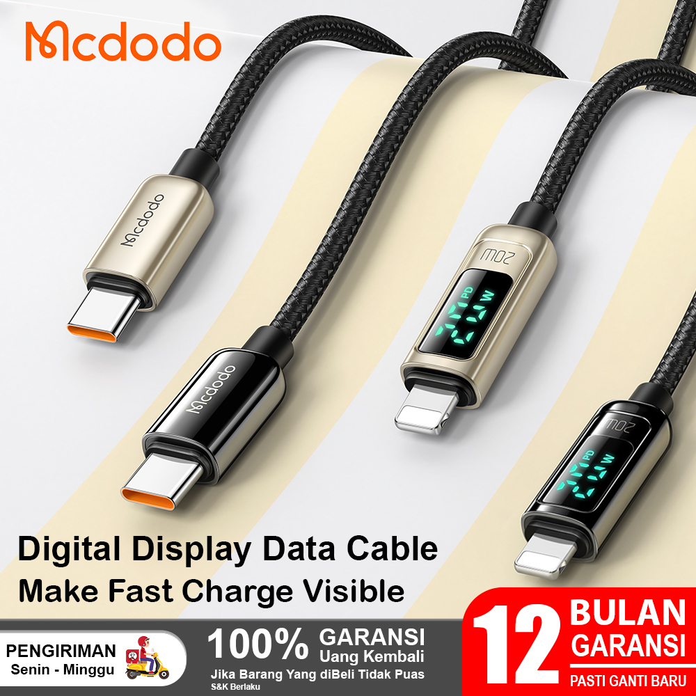 Jual MCDODO Kabel Data For iPhone Type C to Lightning Digital Display ...
