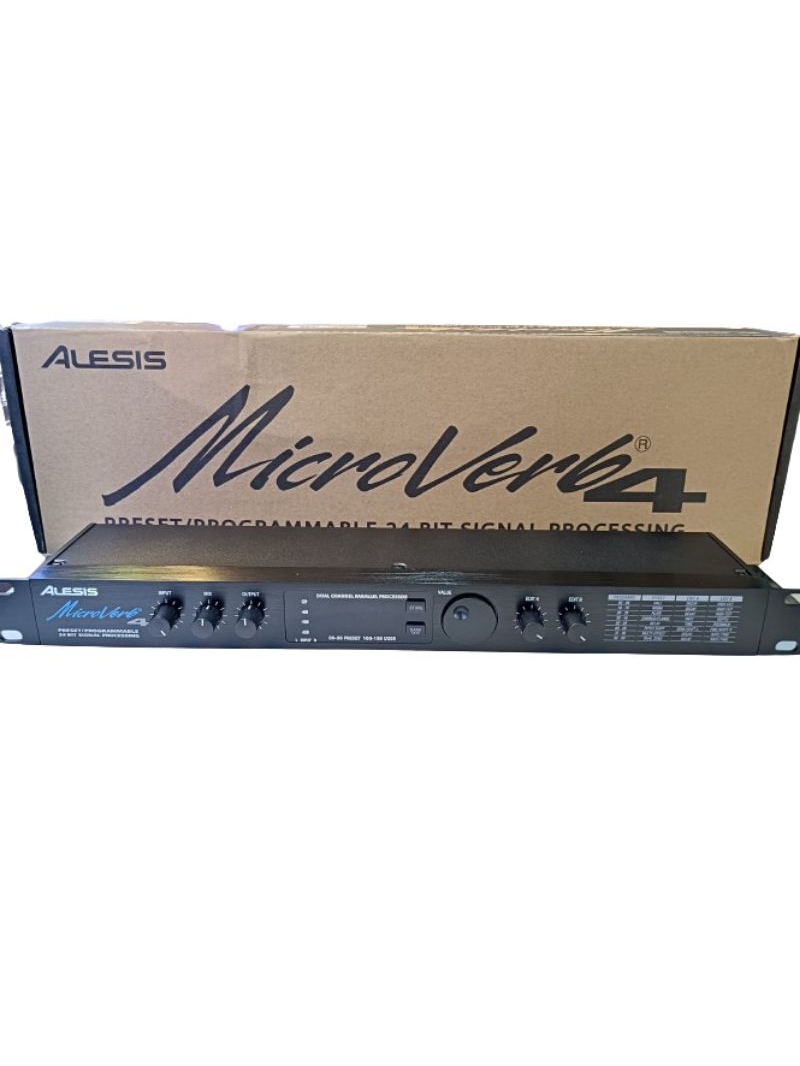 Jual 0Alesis Microverb4 Made In Taiwan Alesis Microverb 4 Kupingan Besi ...