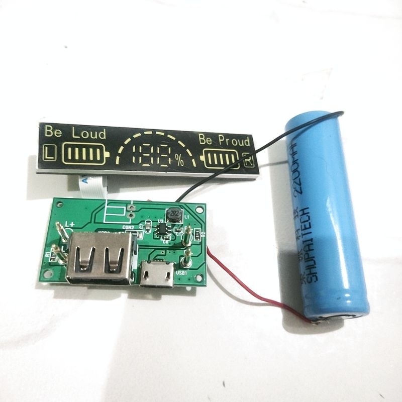 Jual Modul Mesin pcb charger baterai 3,7 volt - 5 volt indikator ...