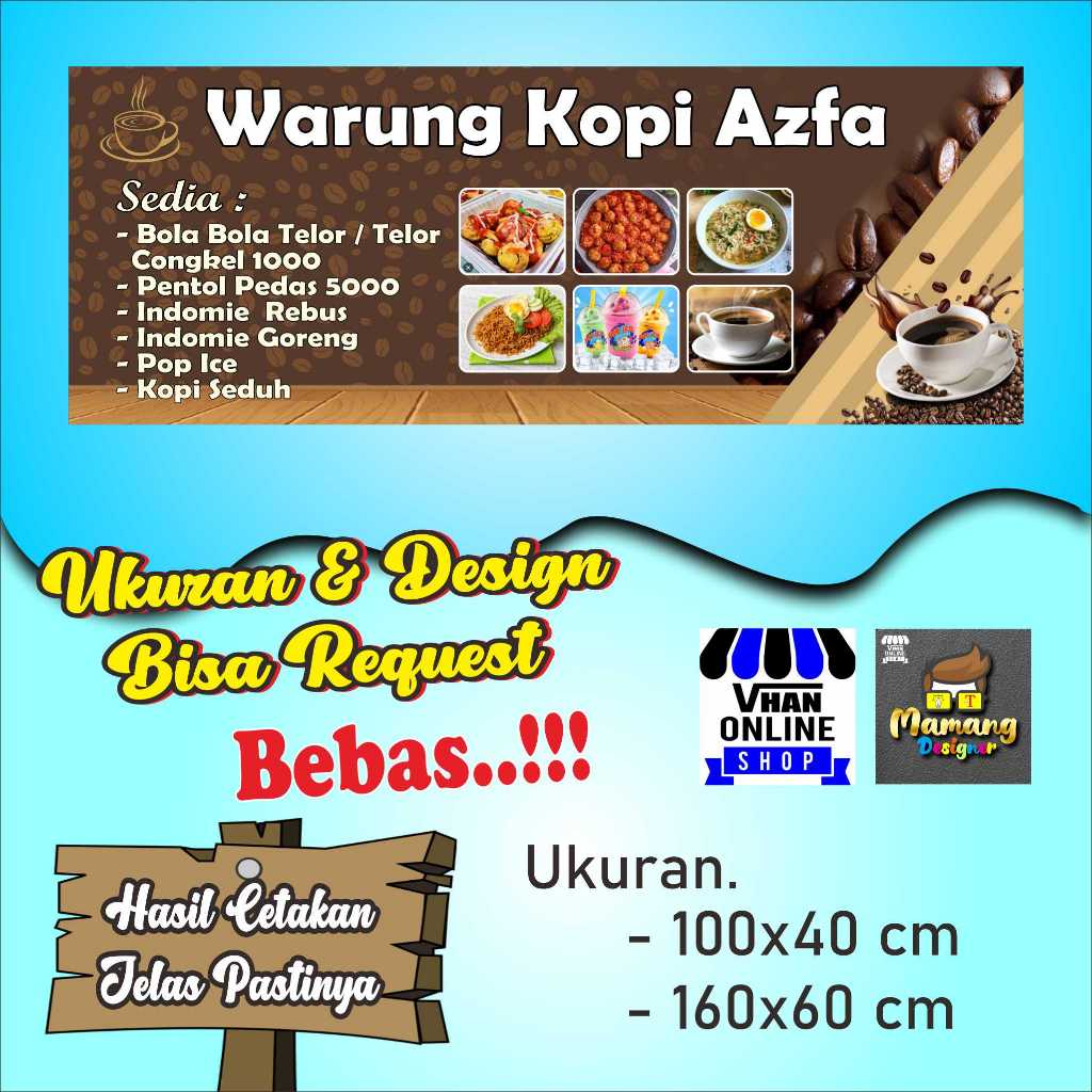 Jual Spanduk, Banner, Mmt Warkop, Warung Angkringan Keren Murah ...