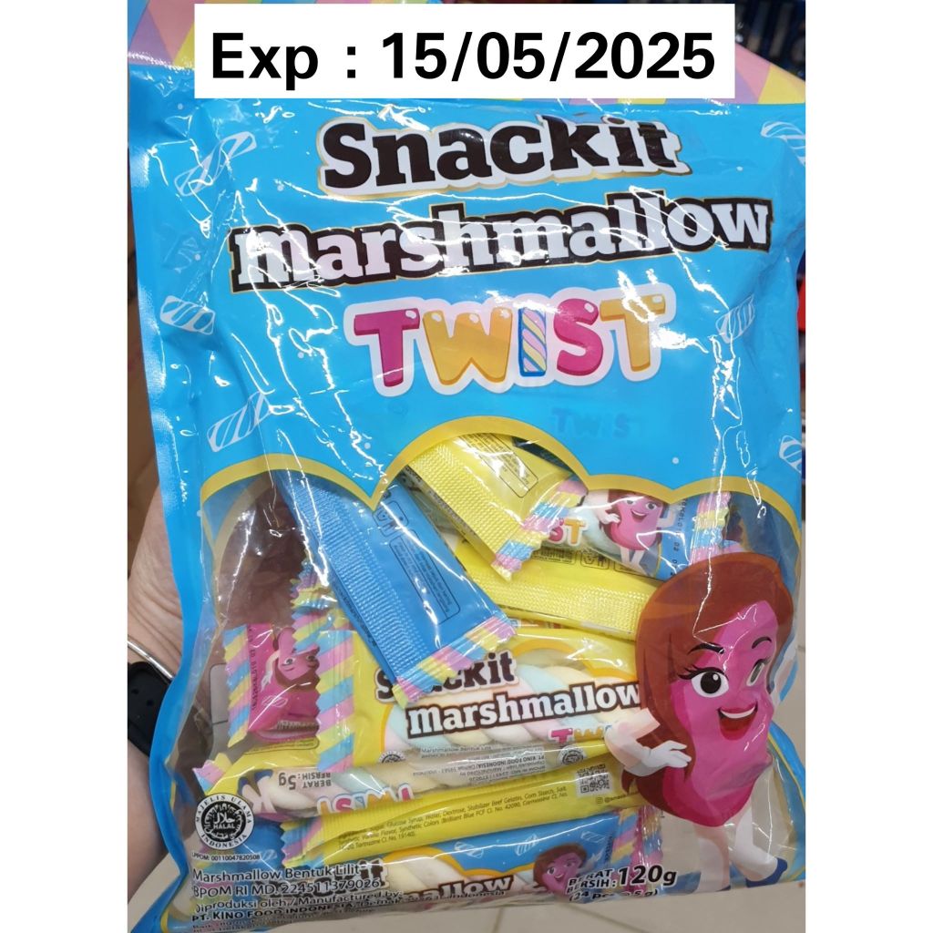 Jual Snackit Marshmallow Bag TWIST Isi 24 pcs | Shopee Indonesia