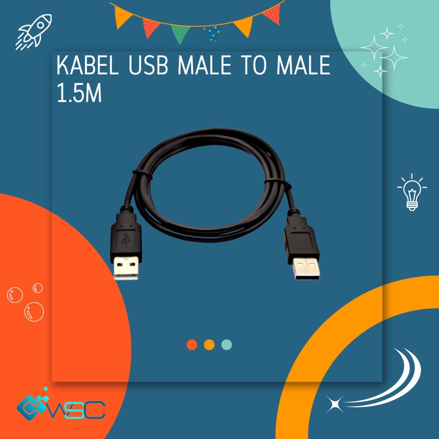 Jual Kabel USB Male ke USB Male Untuk Printer - Kabel Ekstensi Port USB ...