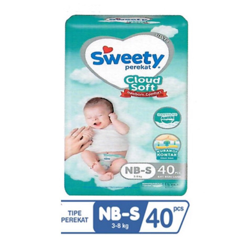 Jual Sweety Silver comfort Pants NBS / popok bayi new born | Shopee ...