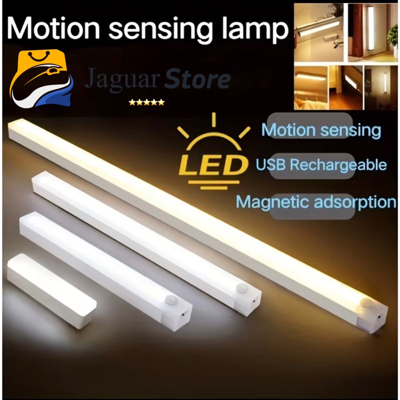 Jual ( LAMPU 50 CM ) Lampu Sensor Gerak Magnetic Motion Sensor Lampu ...