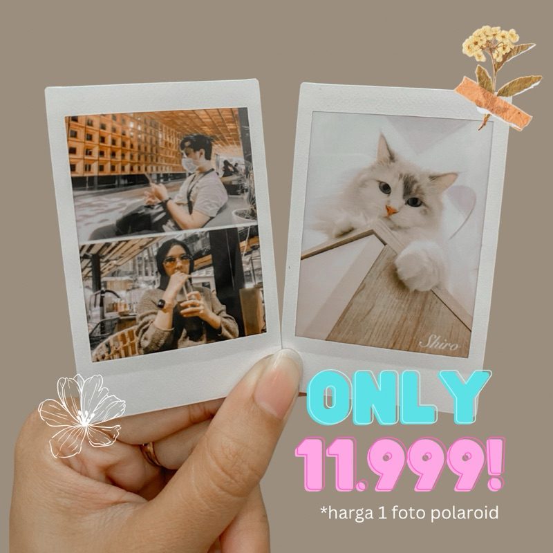 Jual (SEHARI JADI) Print Cetak Polaroid Instax Fujifilm Original FREE ...