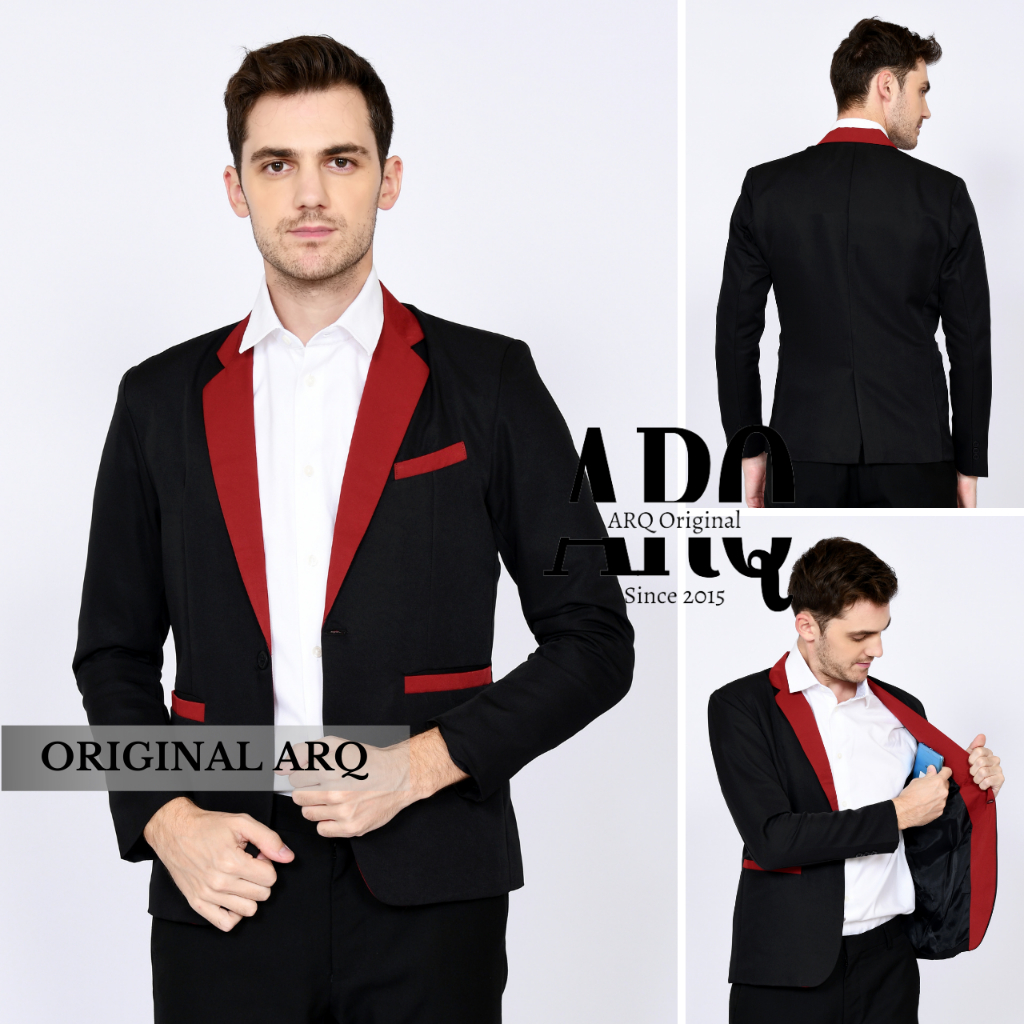 Jual TERLARIS ! JAS BLAZER PRIA FORMAL TERBARU ORIGINAL ARB MODEL SLIMFIT | Shopee Indonesia