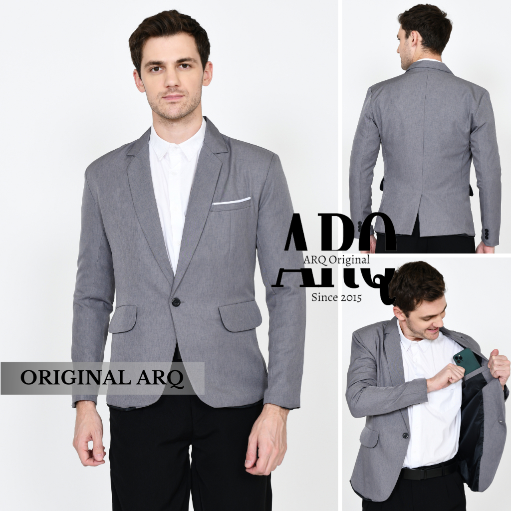 Jual TERLARIS ! JAS BLAZER PRIA FORMAL TERBARU ORIGINAL ARB MODEL SLIMFIT | Shopee Indonesia