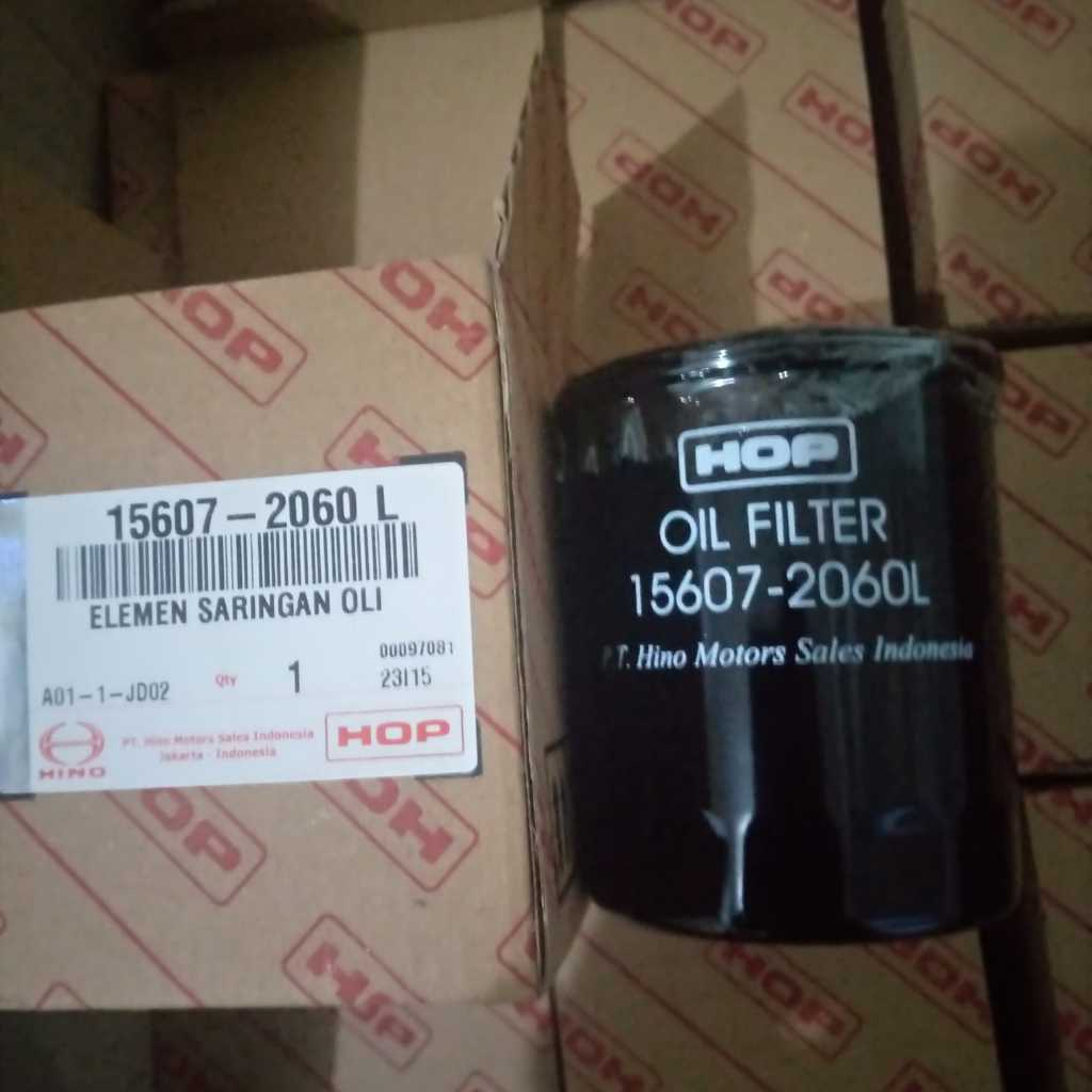 Jual Filter Oli Gardan Hino 500 15607-2060L Original Hop | Shopee Indonesia