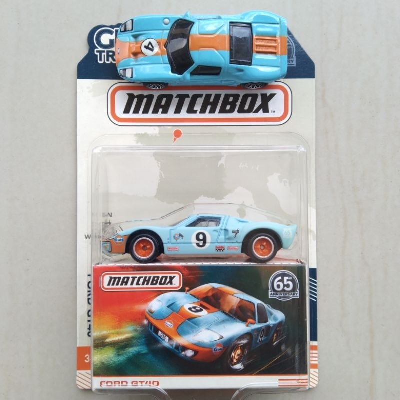 Jual Matchbox Ford GT40 Gulf GT-40 Autoworld | Shopee Indonesia