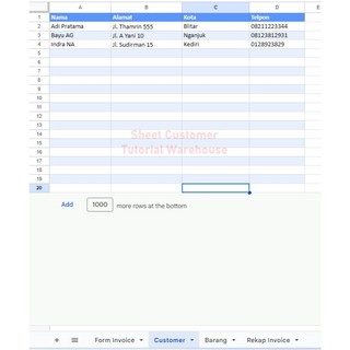 Jual Template GSheets Invoice Otomatis Simpan ke Arsip (Rekap) dan Cetak PDF | Shopee Indonesia