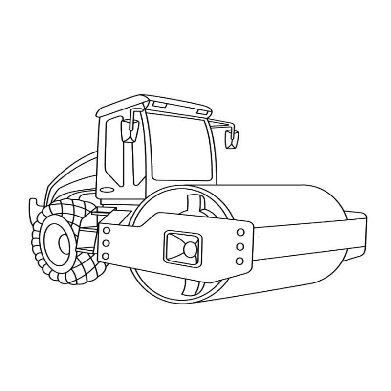 Jual Buku / lembar kertas mewarnai gambar mobil pengaspal jalan ...