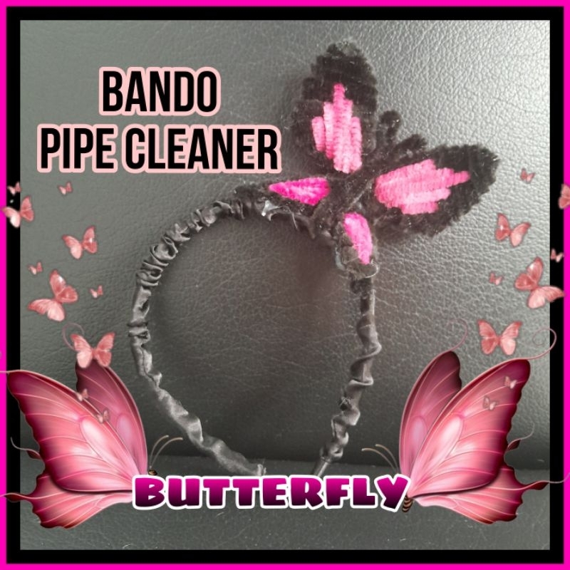 Jual Bando Pipe Cleaner Butterfly 3D/Bando Kawat Bulu/Bando Kupu-Kupu ...