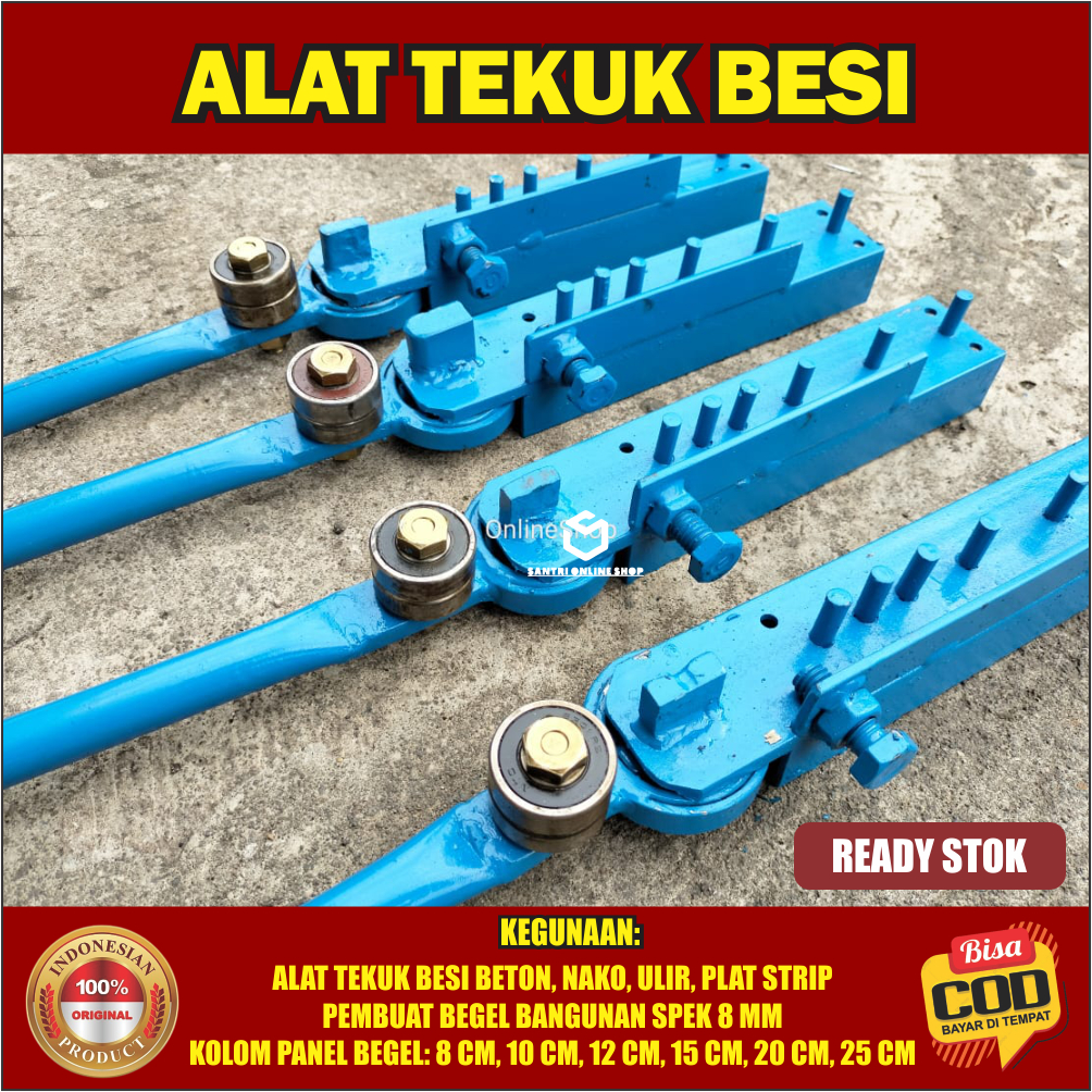 Jual (TERBARU) ALAT TEKUK BESI Penekuk Besi Begel Cakar Ayam Spek 4 - 8 ...
