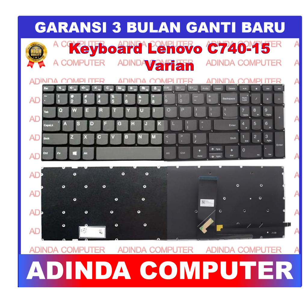 Jual Keyboard Lenovo Yoga V330-15IKB C740 C740-15 S940-15 V340-15 V740-15 Thinkbook 15IIL E5-IML ...