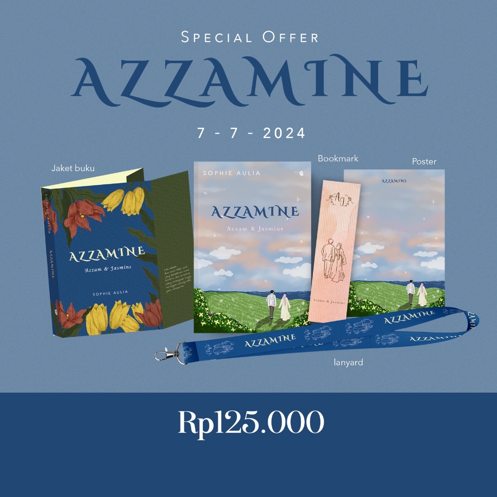 Jual Novel AU Azzamine Karya Sophie Aulia ( Wattpaad & Alternative ...