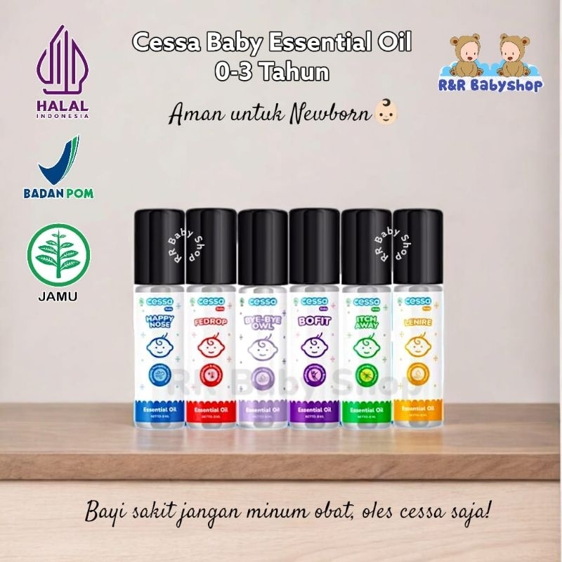 Jual Cessa Baby Essential Oil Happy Nose, Fedrop, Lenire, Itch Away, Bofit, Bye bye owl, Cessa ...