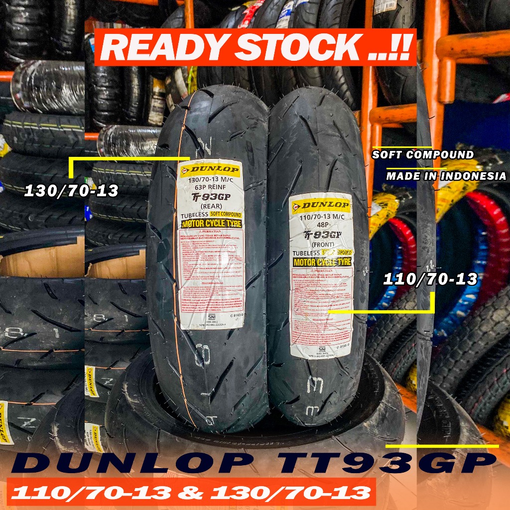 Jual DUNLOP TT93 GP BAN MOTOR NMAX, POLYTRON FOX-R SOFT COMPOUND | Shopee Indonesia