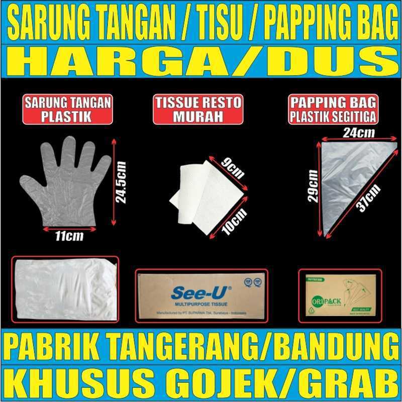 Jual Tisu Tisue Murah n Plastik Segitiga Papping Pipping Bag Corong ...