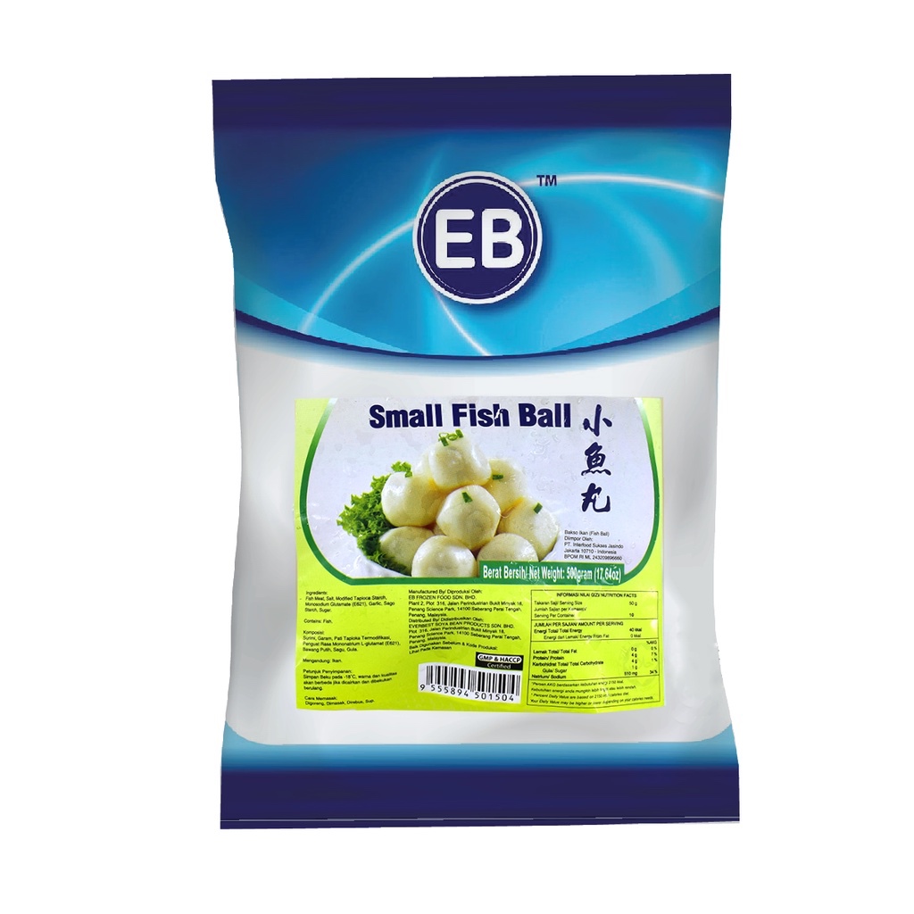 Jual EB Everbest Small Fish Ball - Baso Ikan Import Suki Steamboat ...