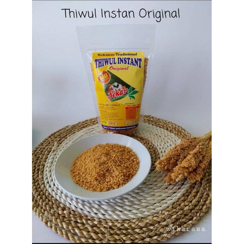 Jual tiwul instan tiwul orginal sekar Wonogiri nasi singkong tiwul ...