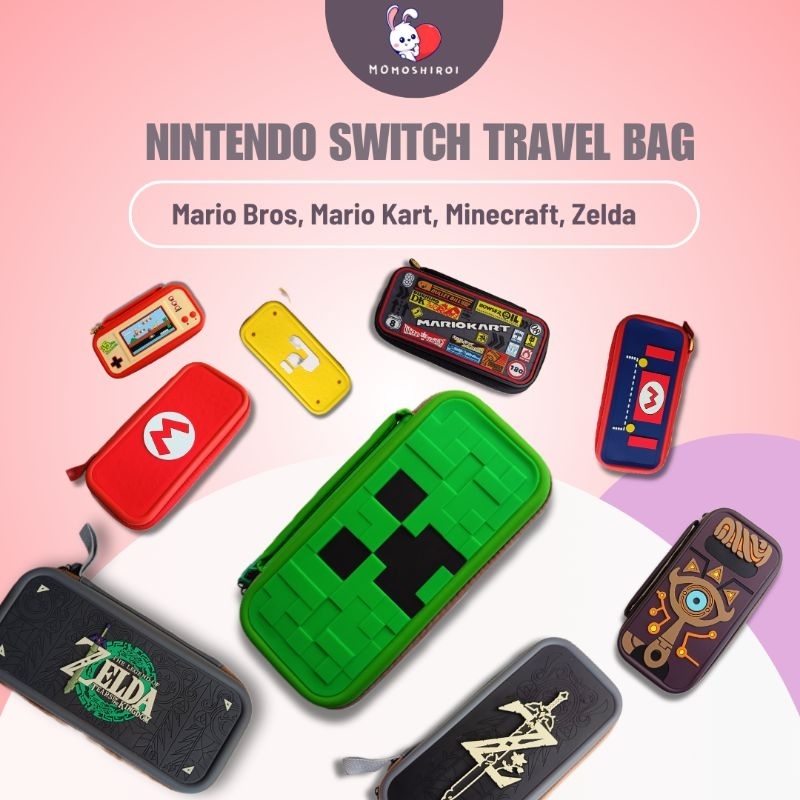 Jual Nintendo Switch Travel Bag Carry Case OLED v2 v1 Mario Bros ...