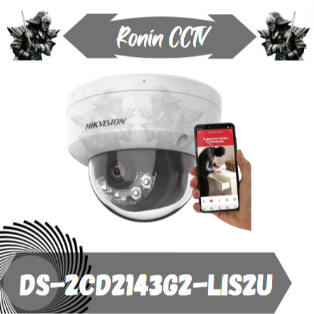 Jual HIKVISION 4MP IP Cam DS-2CD2143G2-LIS2U Built-in arrayed dual-microphone Acusense Smart ...