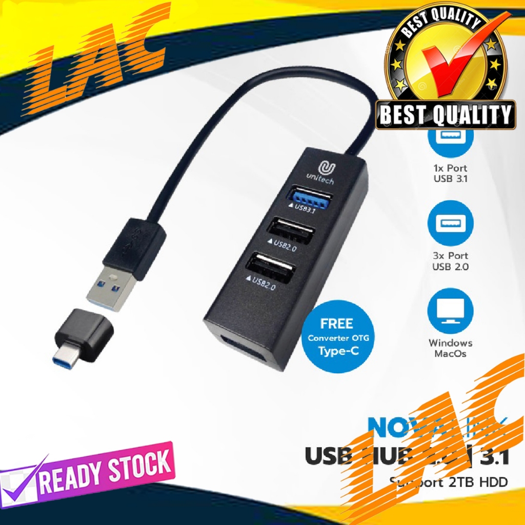 Jual Usb hub 4 port 2.0 / usb hub 4 port usb 2.0 | Shopee Indonesia