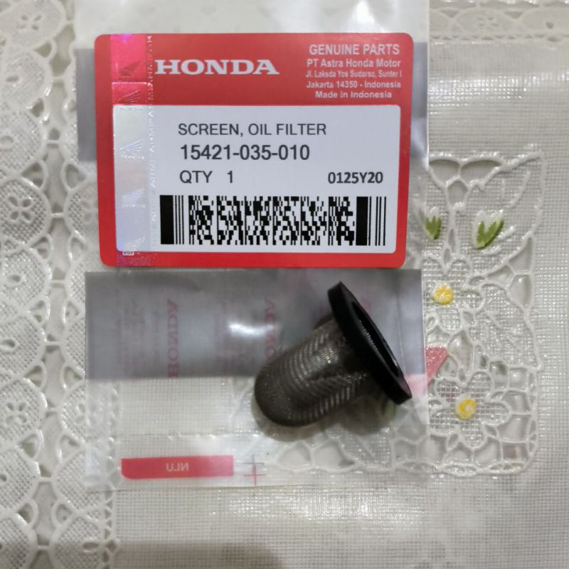 Jual FILTER SARINGAN OLI BEAT VARIO PCX MEGAPRO 035 SP609 | Shopee ...