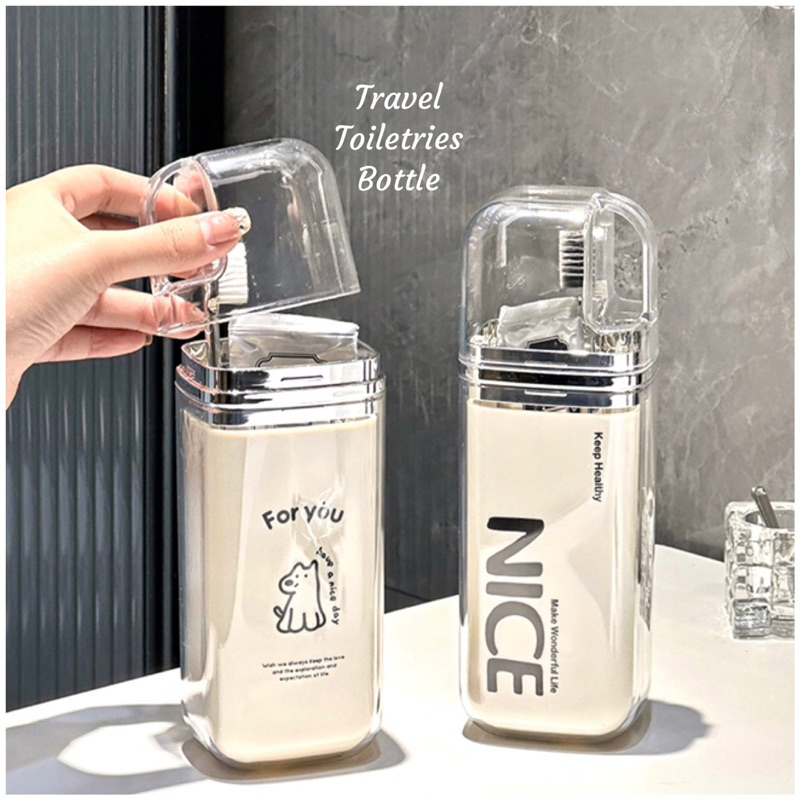 Jual Travel Toiletries Bottle MUAT 3 SIKAT GIGI 1 ODOL Botol untuk ...