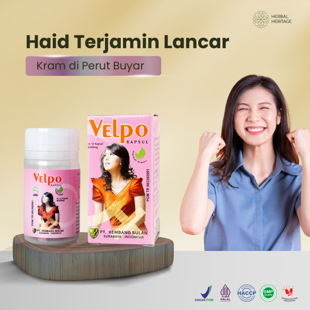 Jual Velpo Kembang Bulan - Obat Nyeri Haid, Pelancar Menstruasi ...