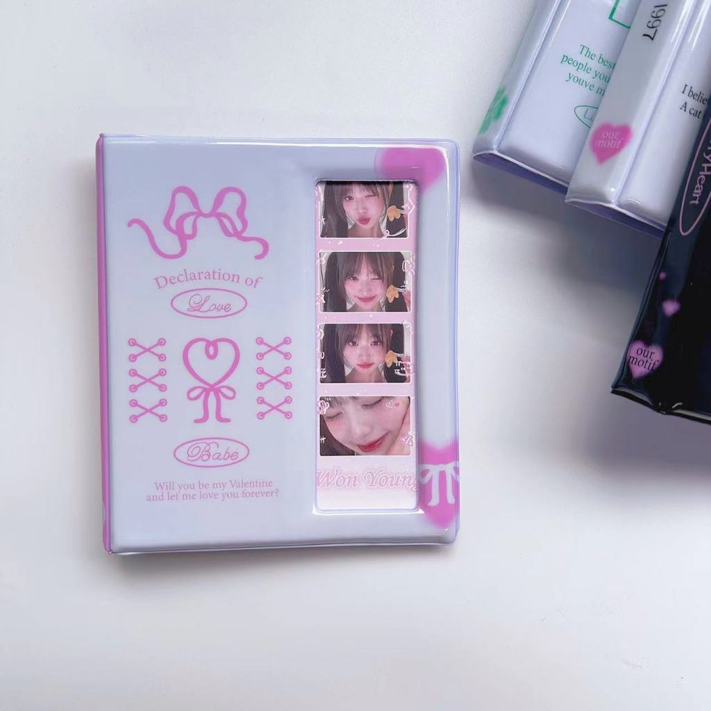 Jual 20 Pages 4 Cut Photo Strip Album 6inch Idol Photocard Collect Book ...