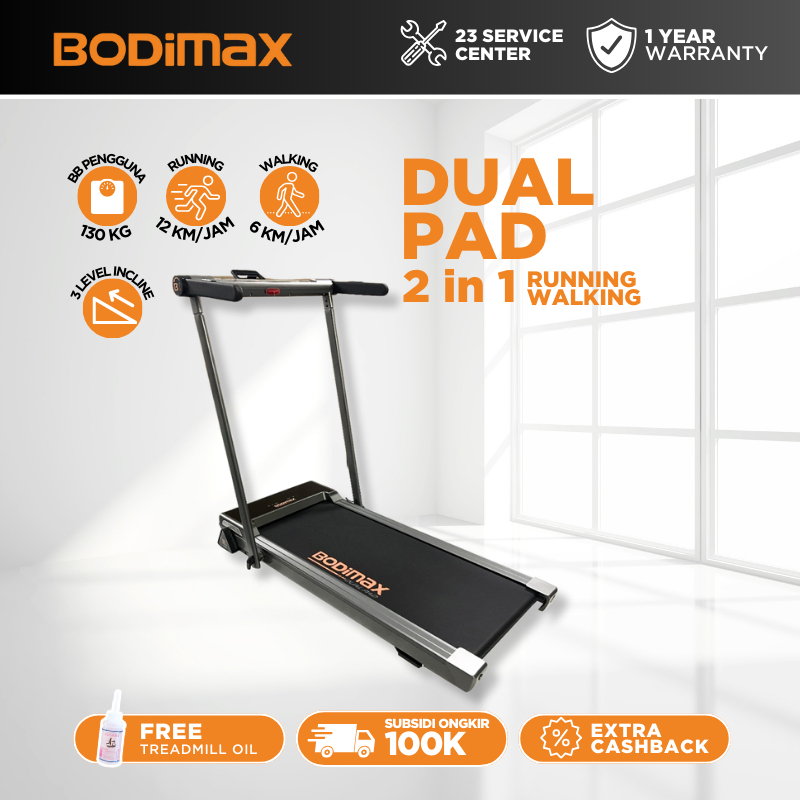 Jual Bodimax Dual Pad / Running pad [new upgrade] | Shopee Indonesia