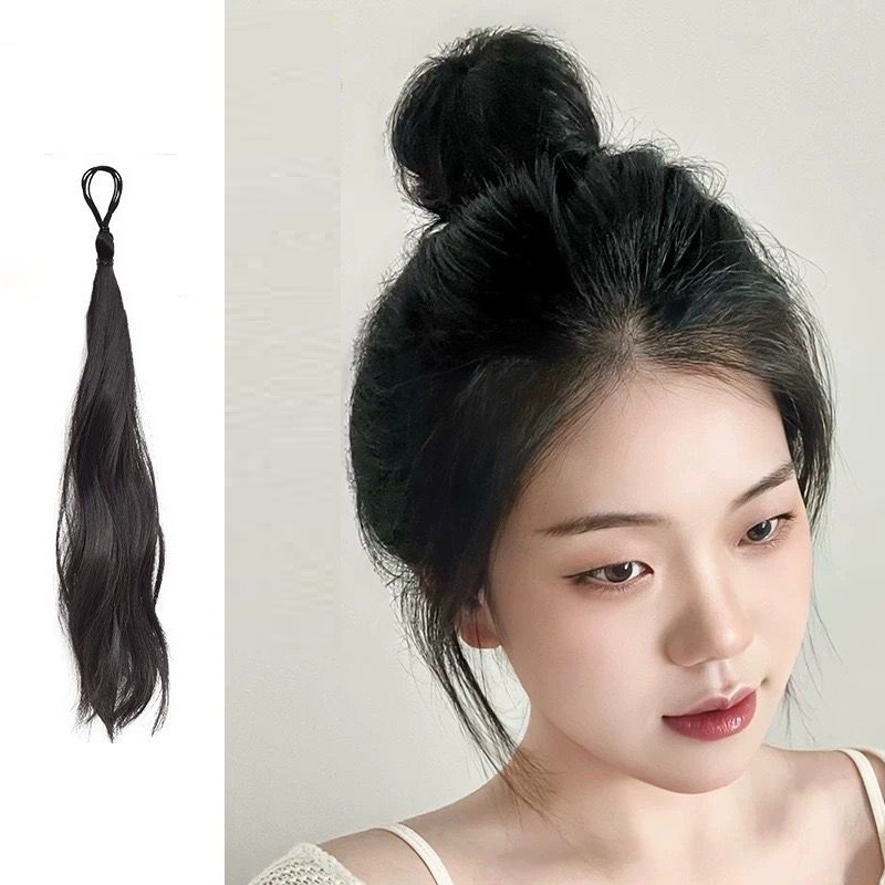 Jual Ikat Rambut Hair Clip Rambut Palsu Volume Wavy Hairpiece Penambah ...