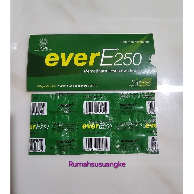 Jual EVER E 250 strip isi 6 kapsul | Shopee Indonesia