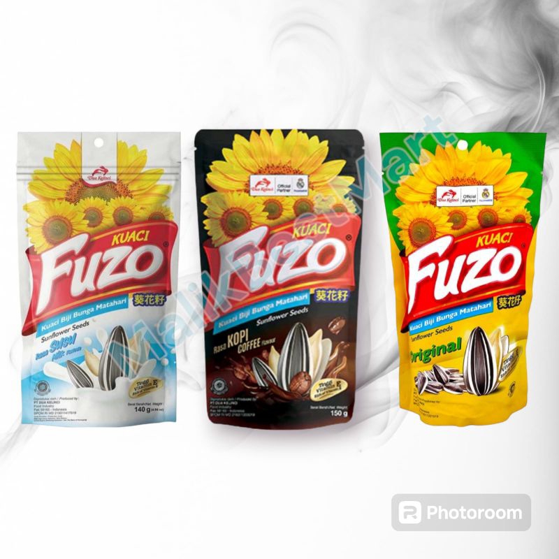 Jual Kuaci Fuzo Dua Kelinci Kemasan 140 gr | Shopee Indonesia