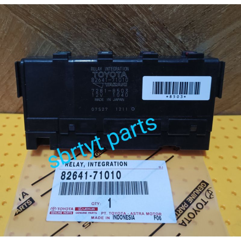 Jual relay integration inova fortuner hilux bensin 82641-71010 | Shopee ...