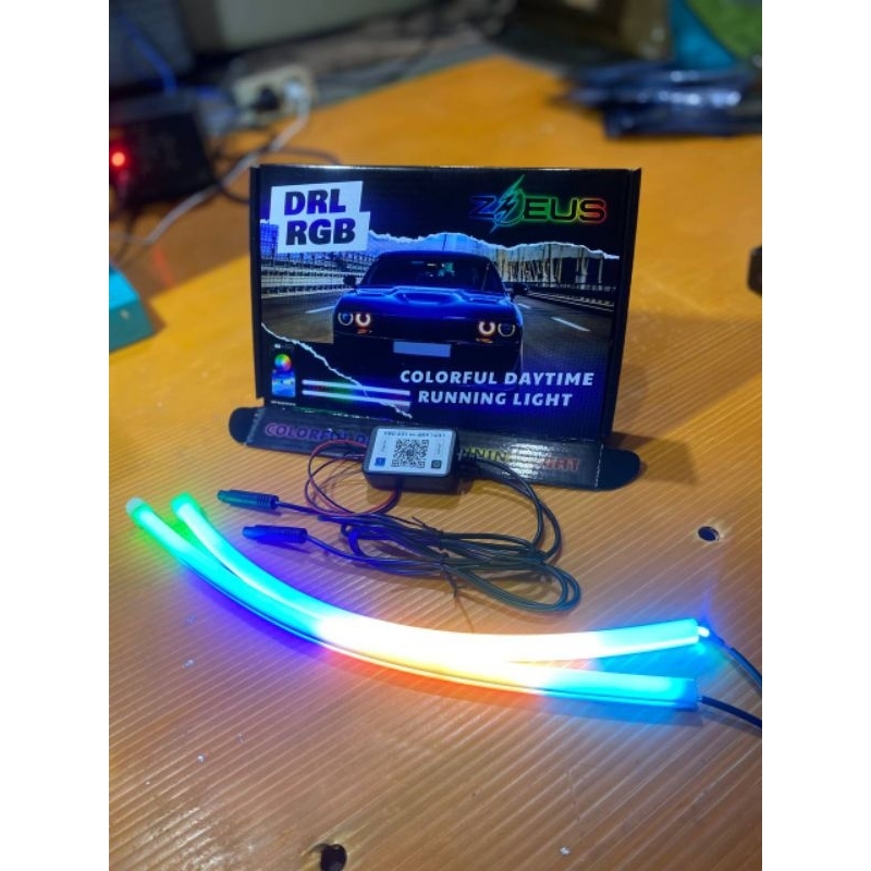 Jual grosir alis led rgb matrix drl AES running 30 cm | Shopee Indonesia