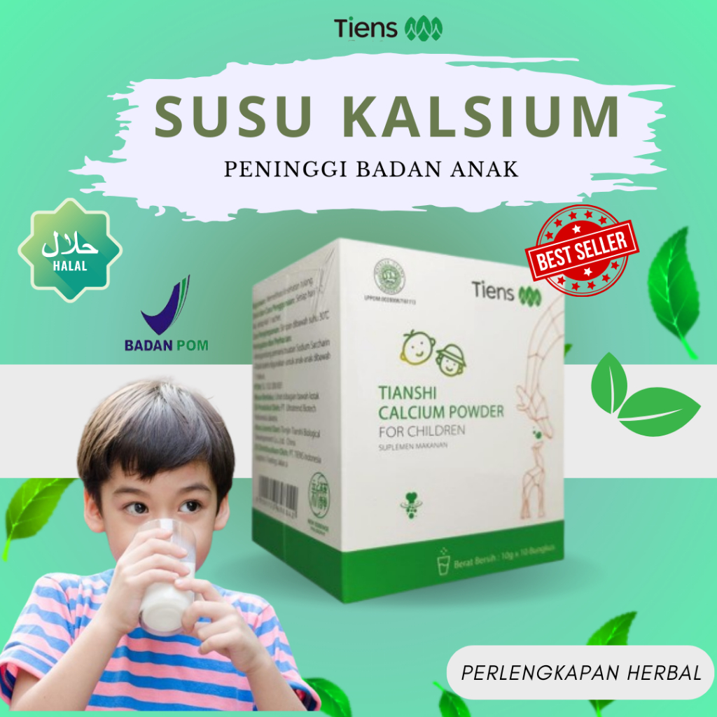 Jual [ SUSU KALSIUM ] Susu Kalsium Anak Tiens Kalsium Junior Peninggi ...
