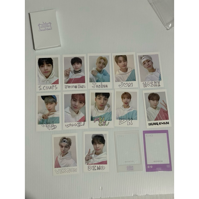 Jual Seventeen Caratland Polaroid Card Set Official SCOUPS JEONGHAN JOSHUA JUN HOSHI WONWOO ...