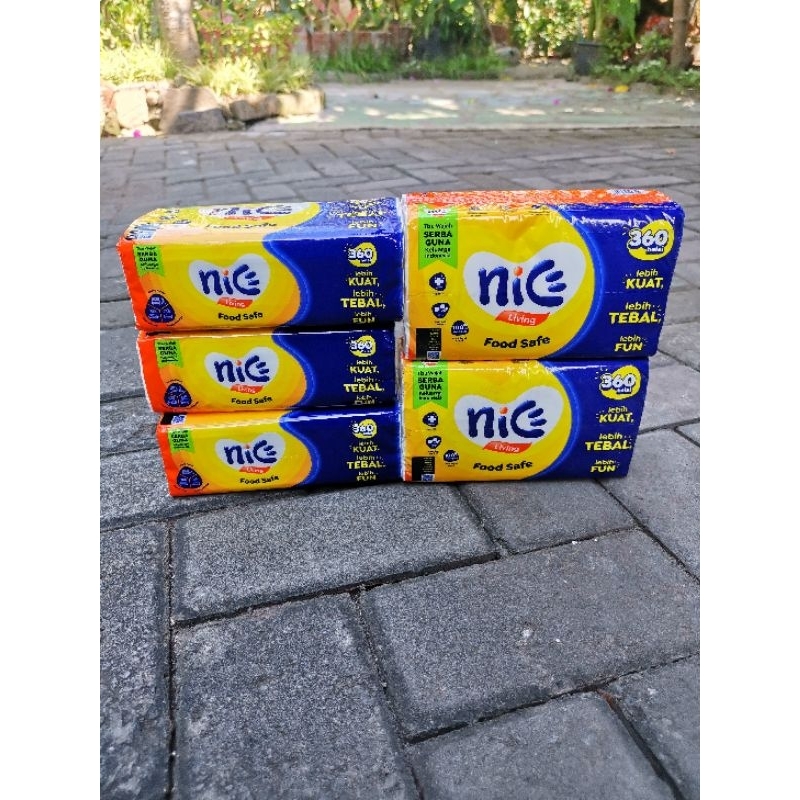 Jual Tissue NICE Serbaguna 360 Lembar Kemasan baru facial tisu isi (5 ...