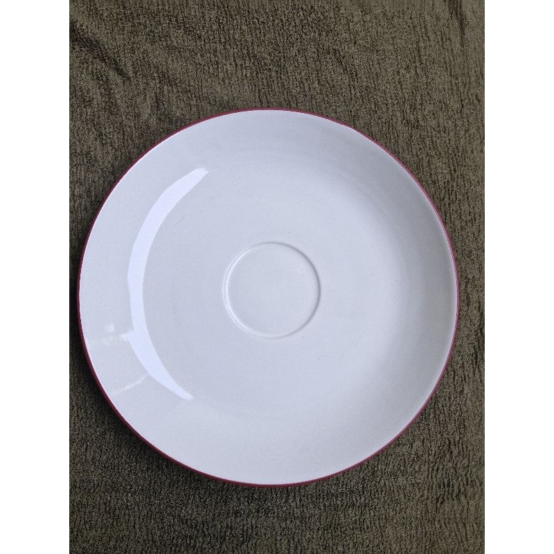 Jual PIRING KERAMIK SUPER BESAR 37CM MURAH/PIRING JUMBO/PIRING POLOS ...