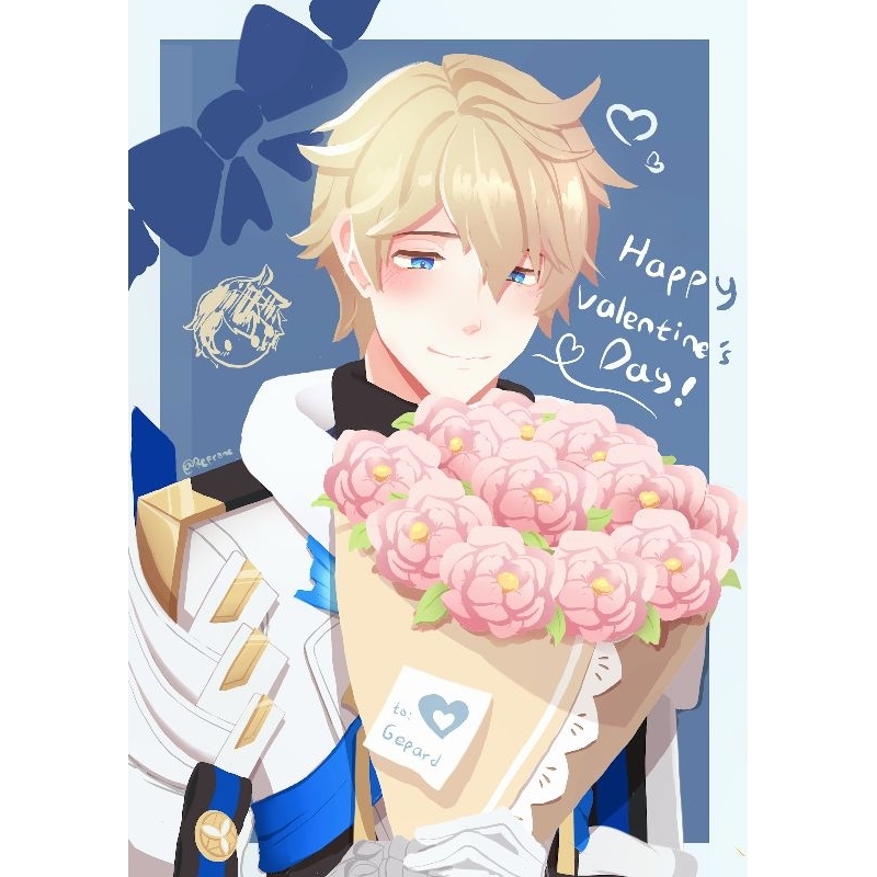 Jual Postcard Gepard Landau Valentine (Honkai: Star Rail), HSR | Shopee ...