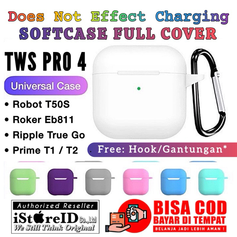 Jual [COD] (Free: Gantungan+Sticker) Case Pro 4 Tws Inpods Pro4 / Robot ...