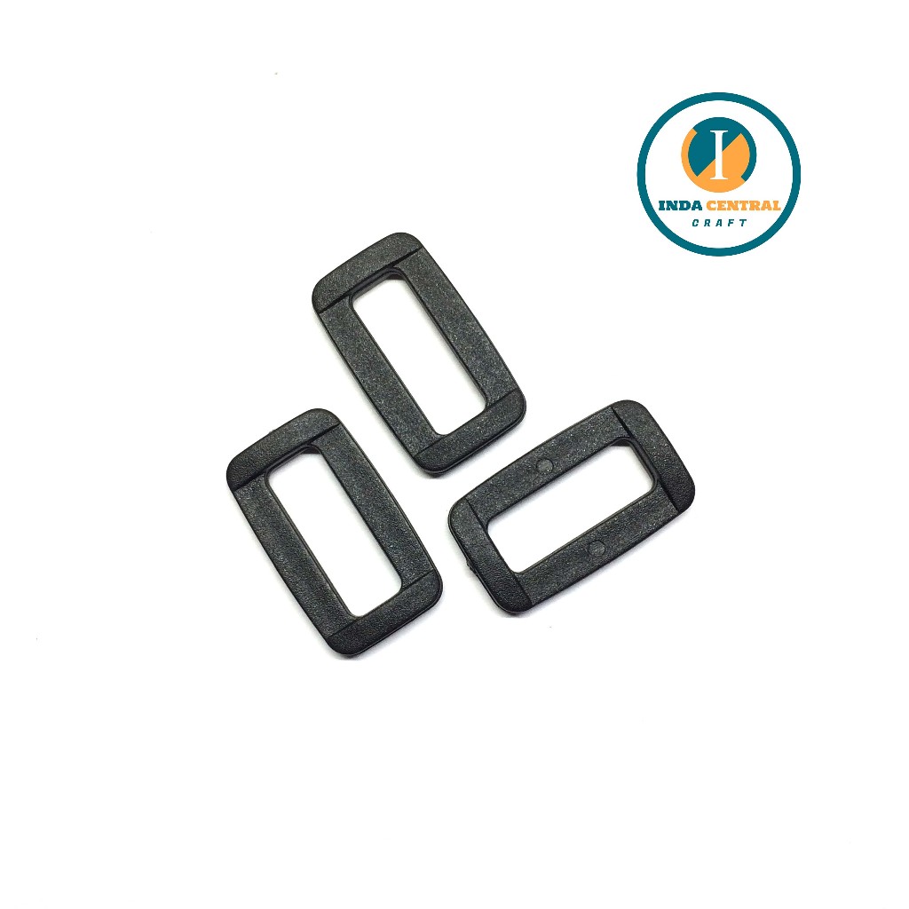 Jual RING KOTAK TAS LEBAR 2.0 CM BAHAN PLASTIK PP HITAM ISI 120 PCS ...