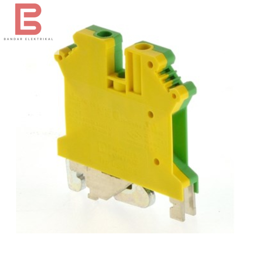 Jual Terminal Block UK Kuning Hijau 6 mm Baut M4 TUSLKG 6 Fort | Shopee ...