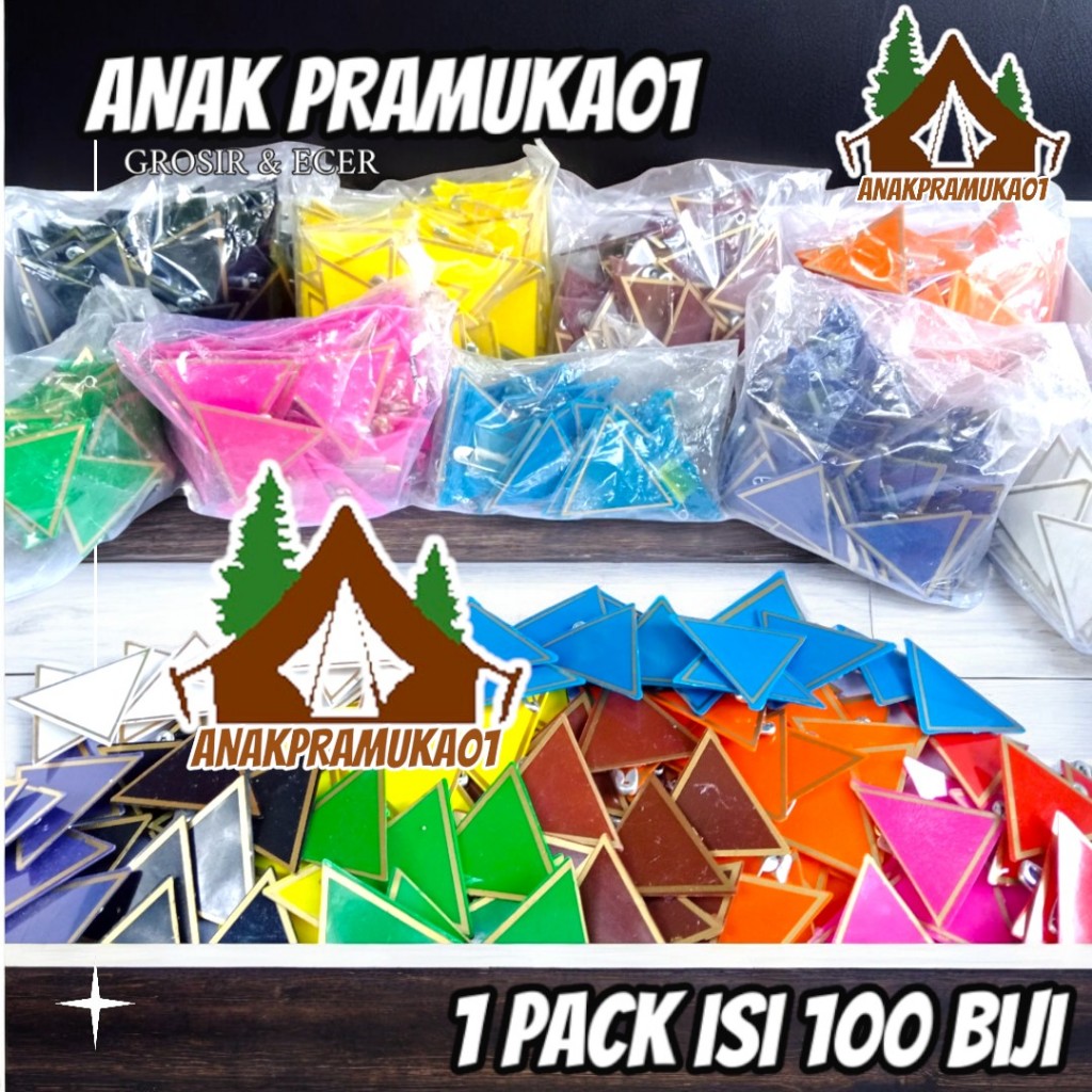 Jual 1 pack tanda barung mika isi 100 biji | Shopee Indonesia
