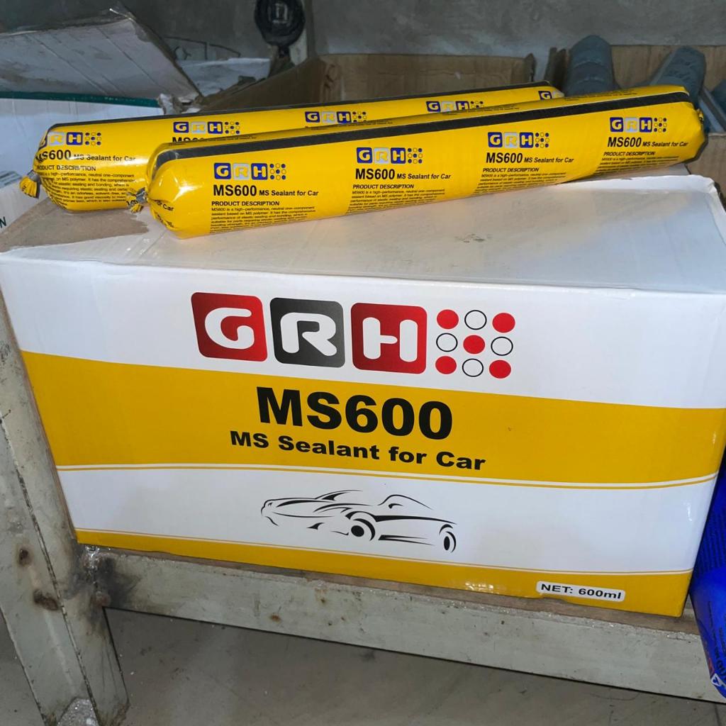 Jual Lem Silikon Sosis GRH MS600 Sealant For Car Netral 600ml | Shopee ...